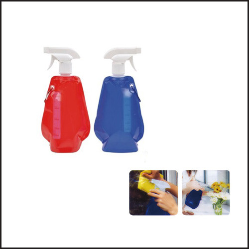 Quality small travel fold spray bottle plastic customed logo watering can pot for flower for sale
