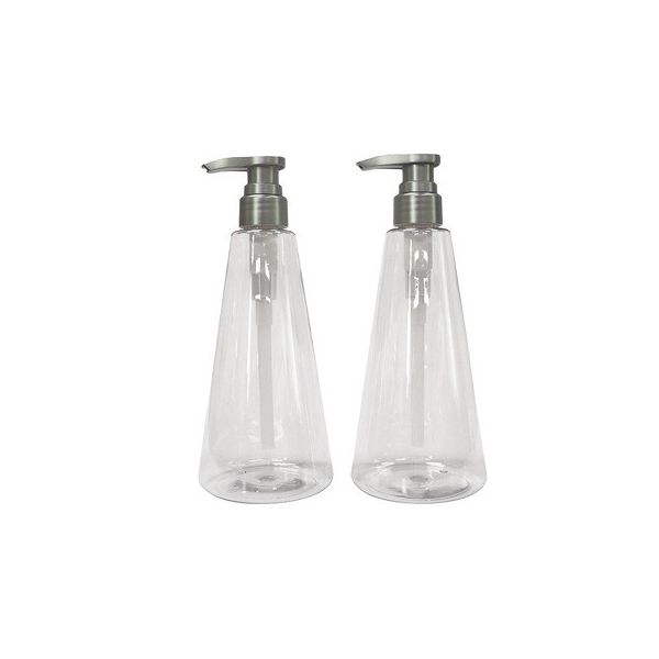 Quality Refillable Empty Pump Shampoo Bottles 300ml 240ml Screen Printing for sale