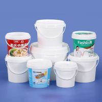 Quality Eco Friendly CMYK Print PP/PE Durable Food Buckets With Lids Pails For Durable for sale