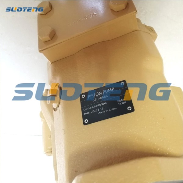 Quality 350-0666 3500666 414E Loader Hydraulic Piston Pump for sale
