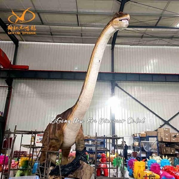 Quality Lifelike Real Animatronic Dinosaur Model Long Neck Brachiosaurus Dinosaur for for sale
