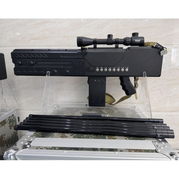 Quality 433MHz-5.8Ghz Drone Signal Jammer Anti UAV Drone Jammer 1.5KM Drone Jamming Gun for sale