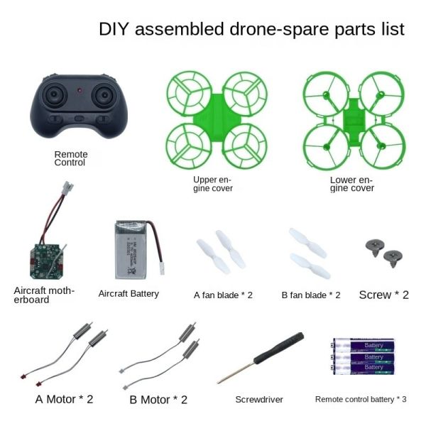 Quality 18*25*5cm Dwi Dowellin Remote Control Drone Control Range 100M for sale