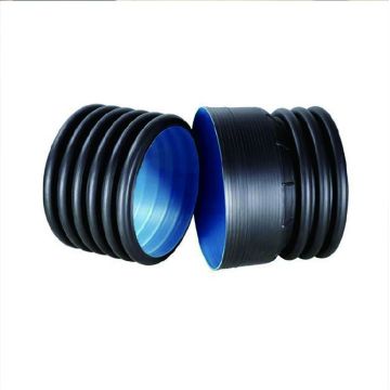 Quality Inner Rib Corrugated High Density Polyethylene Pipe / Hdpe Twin Wall Drainage for sale