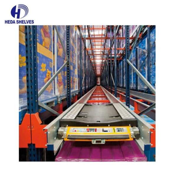 Quality Warehouse Radio Shuttle Pallet Racking Q235 Steel Industrial Rack Storage for sale