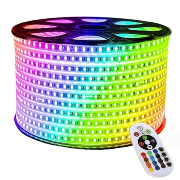 Quality Manual Button Switch Mode 100M Room Festival Waterproof Led Strip Lights for sale