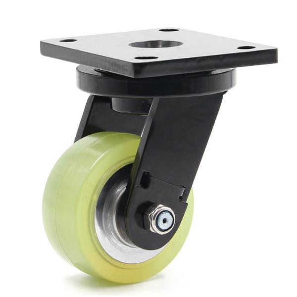 Quality PU 600kg Agv Caster Wheel 5 Inch Caster Wheel Replacement for sale