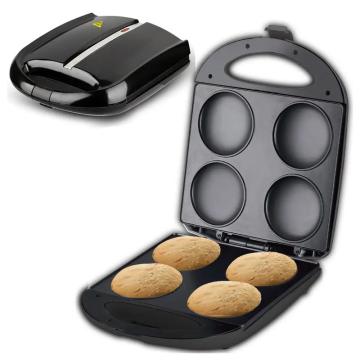 4 Pancake Egg Core Customized Waffle Maker Round For Individual Home Children