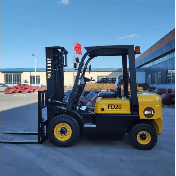 Quality 40KW Industrial Diesel Powered Forklift Trucks With 1220mm Length Fork for sale