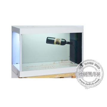 Quality 32" Magical Industrial Transparent Lcd Showcase SD card update Advertising Box for sale