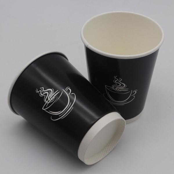 Quality EN13432 Disposable Paper Cups 400Ml 12Oz Custom Takeaway Coffee Cups With Lid for sale