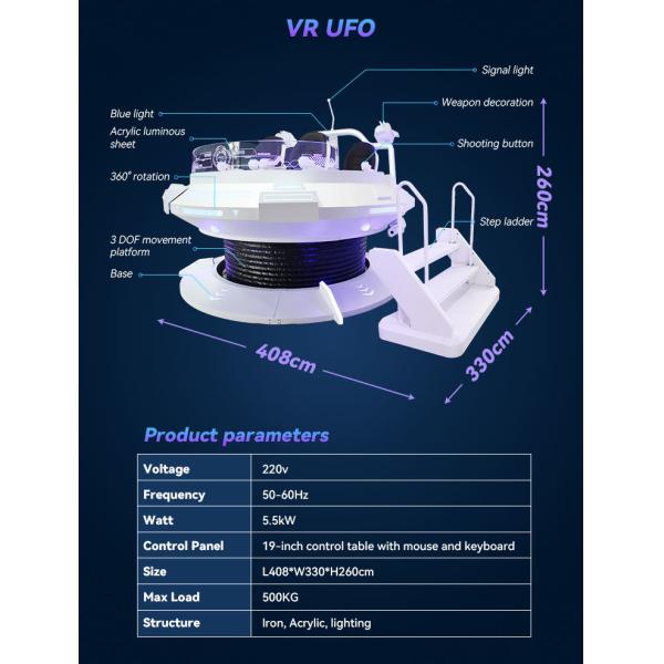 Quality 9D Cinema 5 Seats VR Chair Virtual Reality Game Machine 360 Degree Simulator for sale