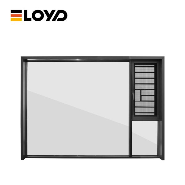 Quality Victorian Low-E glass Aluminum Windproof Casement Windows Replacement For Living Room for sale