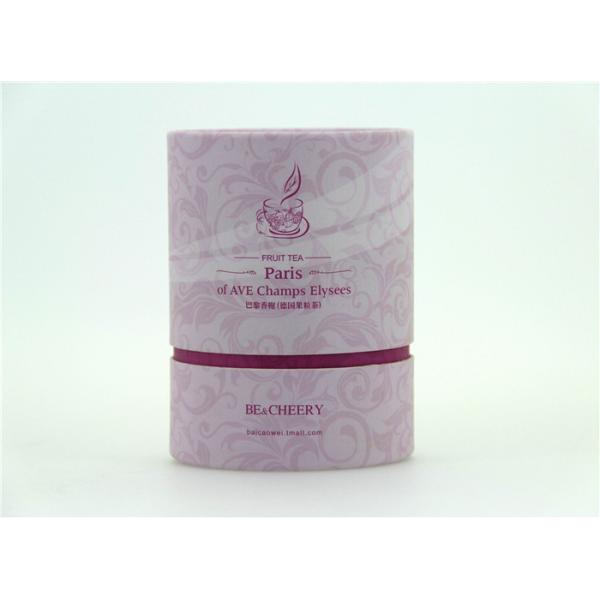 Quality Food Grade Paper Tube Chocolate Packaging , Embossing Printing round canister for sale