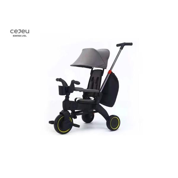 Quality Plastic Foldable Tricycle Stroller With Mom Bag 91*50*54CM for sale