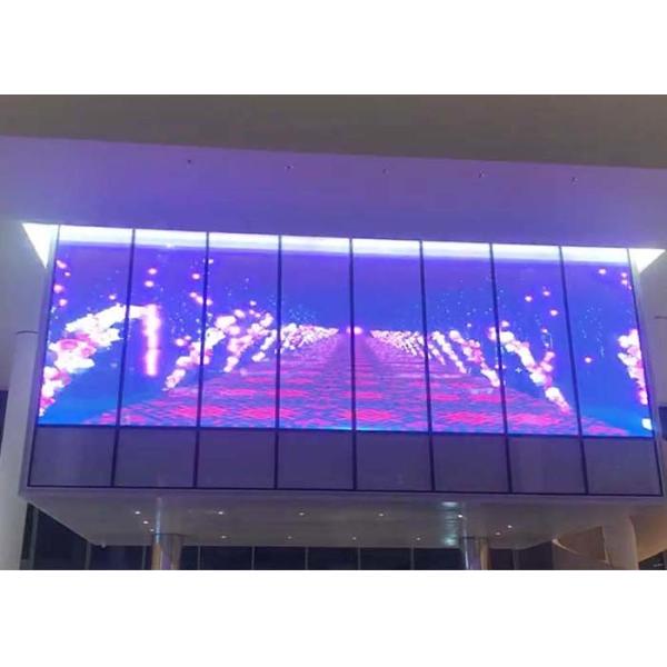 Quality P7.81 1500nits Outdoor Transparent Led Screen SMD2020 For Shop for sale