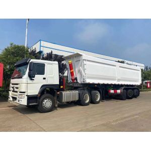 Quality 35M3 Tipper Trailer Max Payload 30 40 50 Ton 60t 80 Tons Mining Ore Construciton for sale