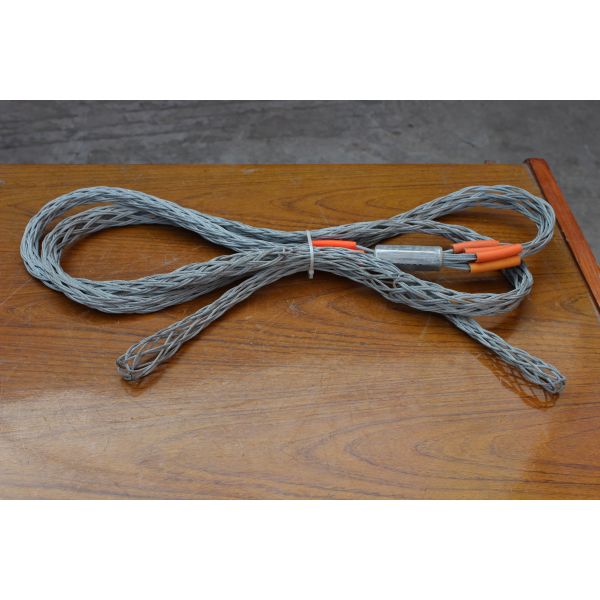 Quality 10kN Rated Load Wire Mesh Grip Cable Sock 2m Long for 10-25mm OPGW Cables | for sale