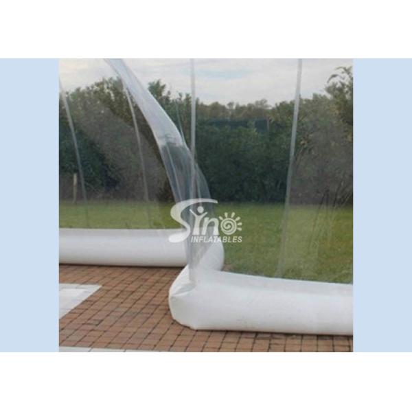 Quality Outdoor custom size transparent inflatable pool dome with covered ceiling for sale