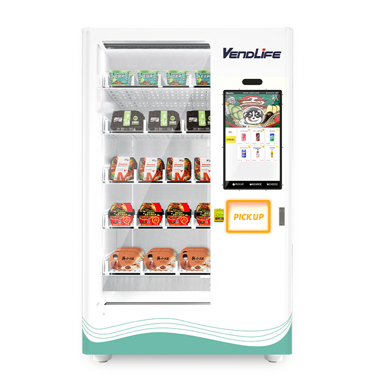 Quality Cup Cake Elevator Vending Machine ODM Available Toughened Glazed MDB System for sale