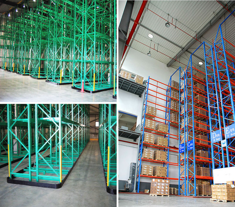VNA Rack Or Very Narrow Aisle Rack High Density Warehouse Storage Racking