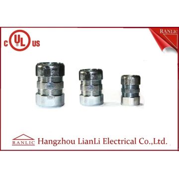 Quality Steel IMC 3/4 Compression Coupling Rigid Conduit Adaptor Electro Galvanized for sale