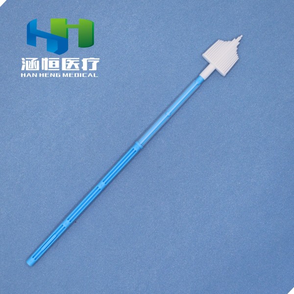 Quality Broom Head Cervical Sampler , HPV Testing Cervical Cytology Brush for sale