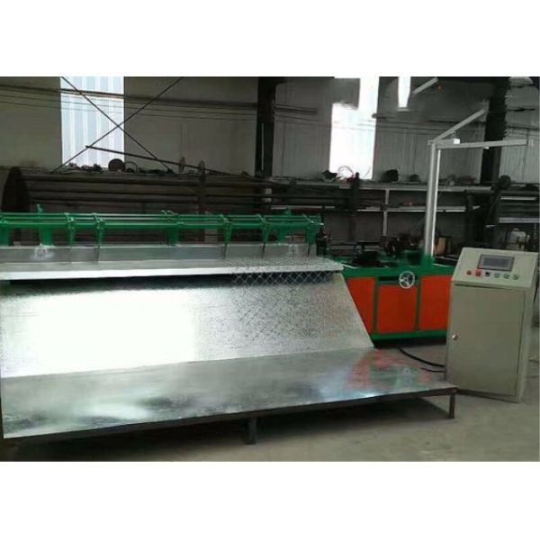 Quality Railway Guard Chain Link Mesh Machine , Semi Automatic Chain Link Fencing for sale