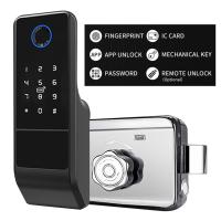 Quality Home Security Fingerprint Tuya Smart Lock APP Door Lock Remote Control for sale