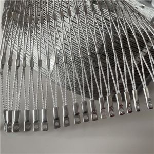 Quality 7 × 19 Construction Safety Stainless Steel Rope Net Size Customized for sale