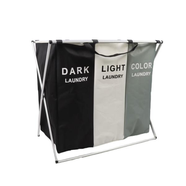 Quality Waterproof Separated Collapsible Laundry Hamper Foldable Multiscene Use durable for sale