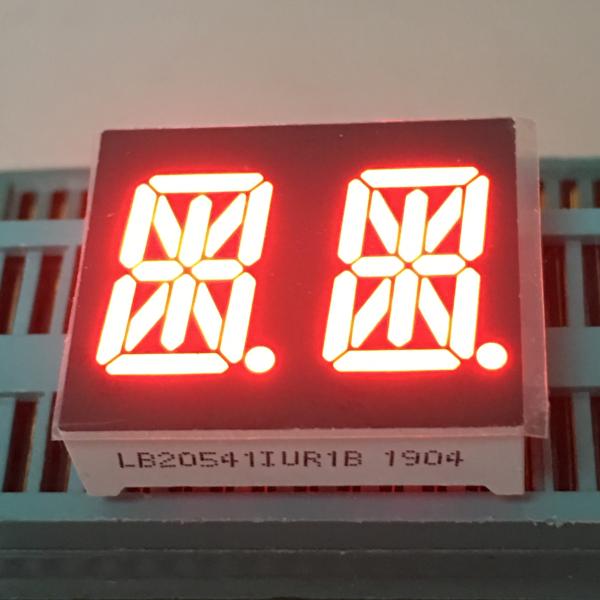 Quality Ultra Red 0.54 Inch Dual Digit 14 SegmentAlphanumeric Led Display for Instrument for sale