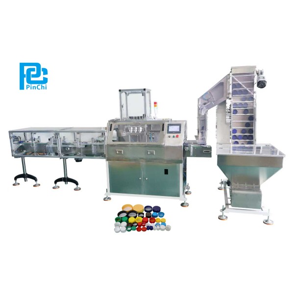 Quality 4000 To 12000pcs/Hour Cap Liner Insertion Machine 60mm Cap Induction Liner for sale
