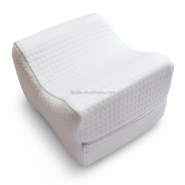 Quality Sciatica and Back Pain Relief Memory Foam Knee Pillow with Optional Footrests for sale