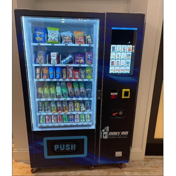 Quality Self Service Snack Beverage 662 Cold Drinks Vending Machine for sale