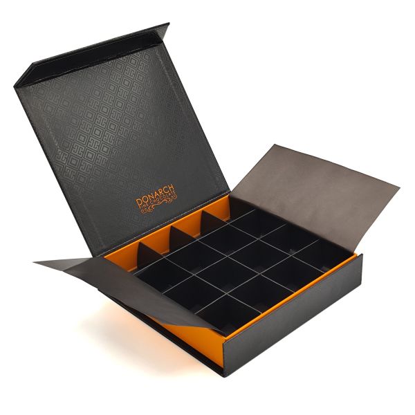 Quality Eco Friendly Paper Chocolate Box Candy Flip Top Boxes With Magnetic Closure for sale