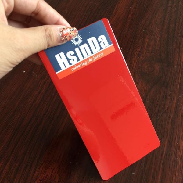 Quality High Gloss Electrostatic Spray Red Powder Coating For Electrical Insulation for sale