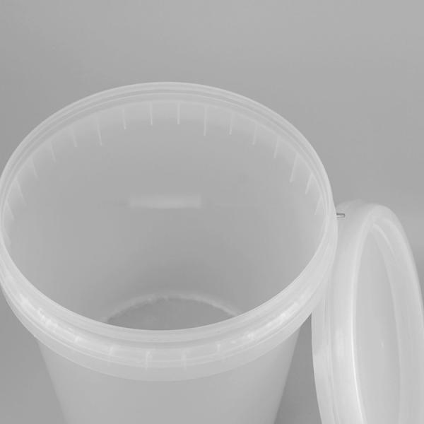 Quality 18L Transparent PP Plastic Food Packaging Bucket for sale