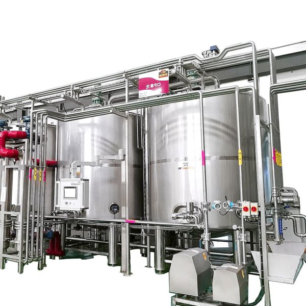 Quality 10 m³/H Flow Rate 1000L CIP Cleaning System For Milk Processing Plant ISO 9001 / SGS / CE for sale