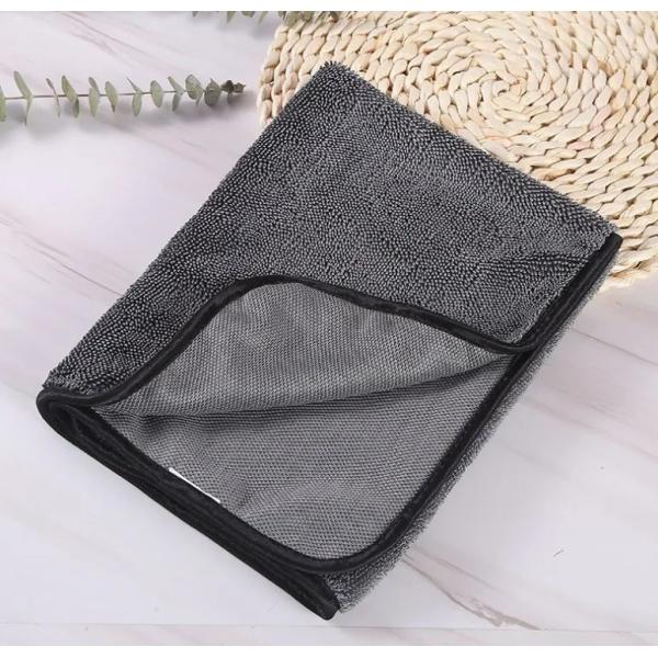 Quality 600 GSM Microfiber Car Detailing Towels 40x60cm Customizable for sale