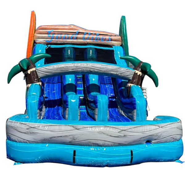 Quality Commercial PVC Surfboard Double Slides Water Slide for Party Rentals Express for sale