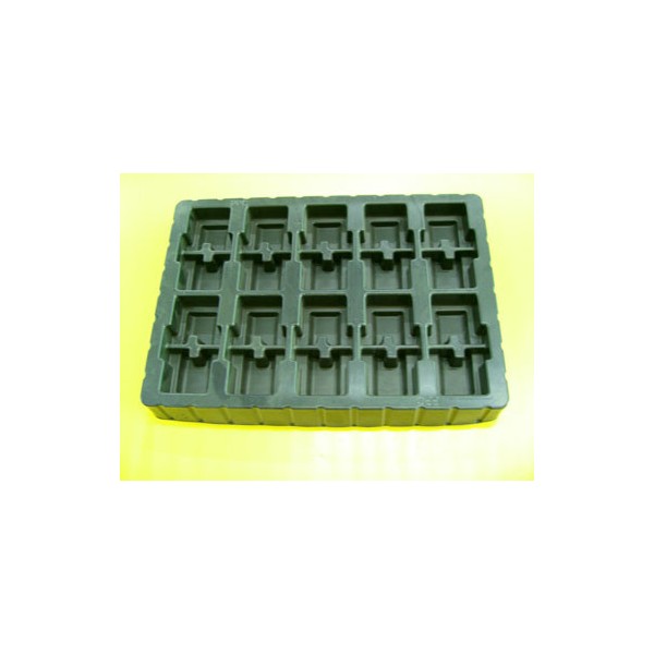 Quality Lightweight Blister Packaging Box , 10E4-10E11 ESD Chocolate Blister Tray for sale