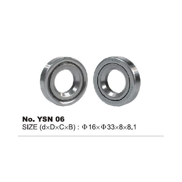 Quality High Speed 16x33x8x8.1 P4 YSN06 Textile Bearings for sale