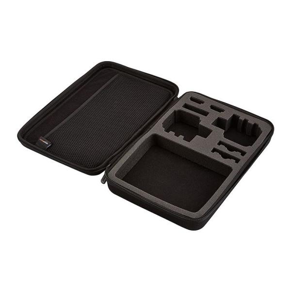 Quality Large Gopro Carrying EVA Tool Case Velvet Lining Silk Screen Logo for sale
