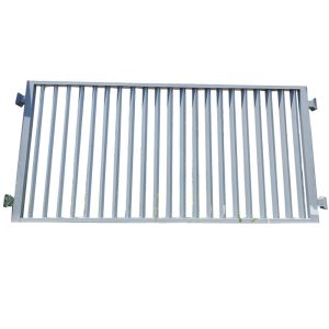 Quality Black Welded Residential Aluminum Railings Fence Powdercoated Frame 3 Rail for sale