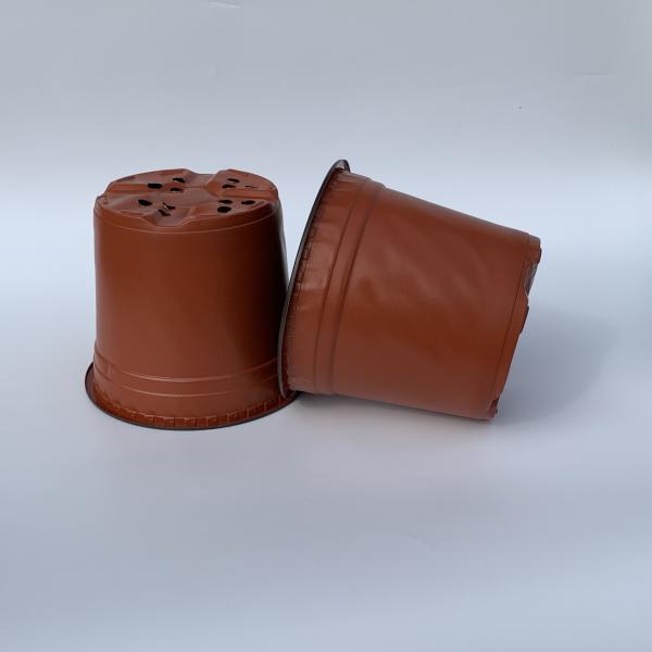 Quality Soft Thickened Edge PP 3 Gallon Plastic Flower Pots Bottom Drainage for sale