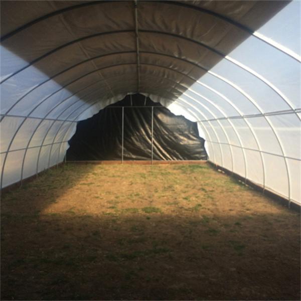 Quality Single Plastic PE Film Tunnel Herb Greenhouse Blackout Curtain Systems for sale