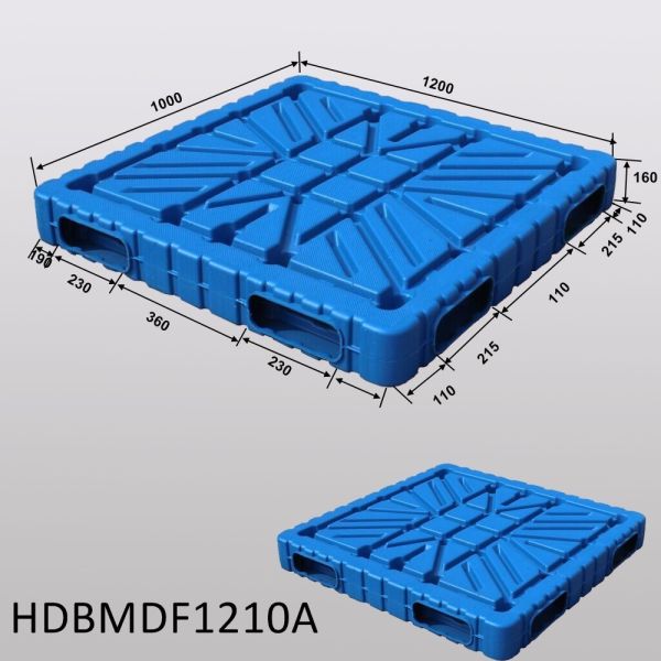 Quality 1T Load Capacity HUADING Brick Pallet Double Face Heavy Duty Pallet 1200*1000 for sale