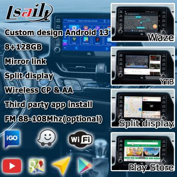 Quality Toyota C-HR CHR Android 13 multimedia interface with wireless android auto for sale