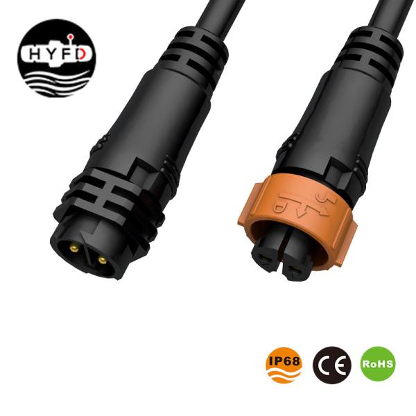Quality M19 Two Pins Push Pull 23mm Waterproof Quick Connectors for sale